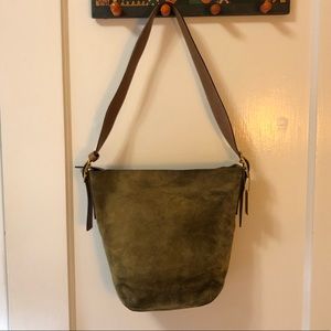 Coach | Bags | Coach Vintage Forest Green Hobo Tote Bucket Bag | Poshmark